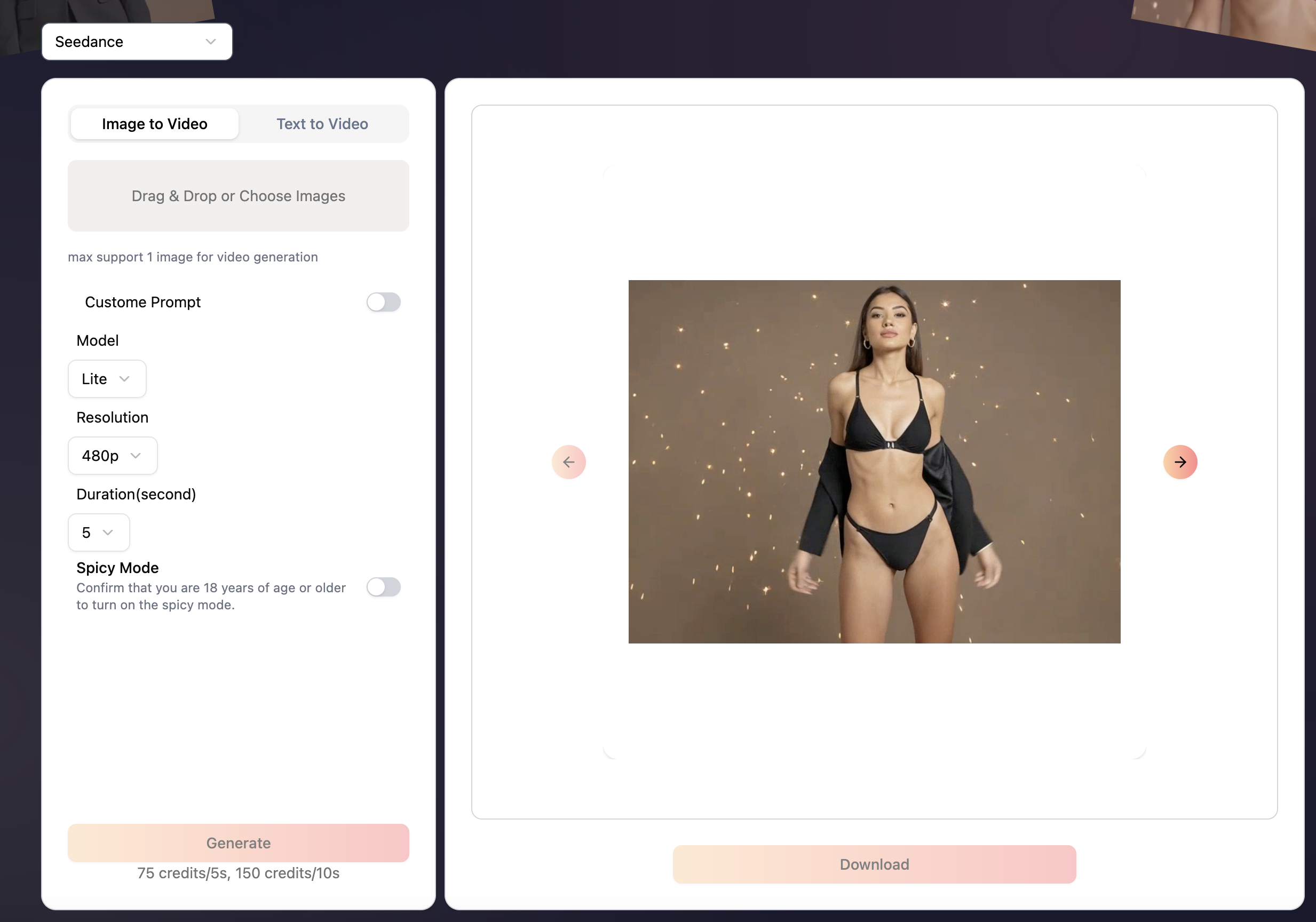 AI Bikini Video Generator - Tools AI Online | Tools AI Online