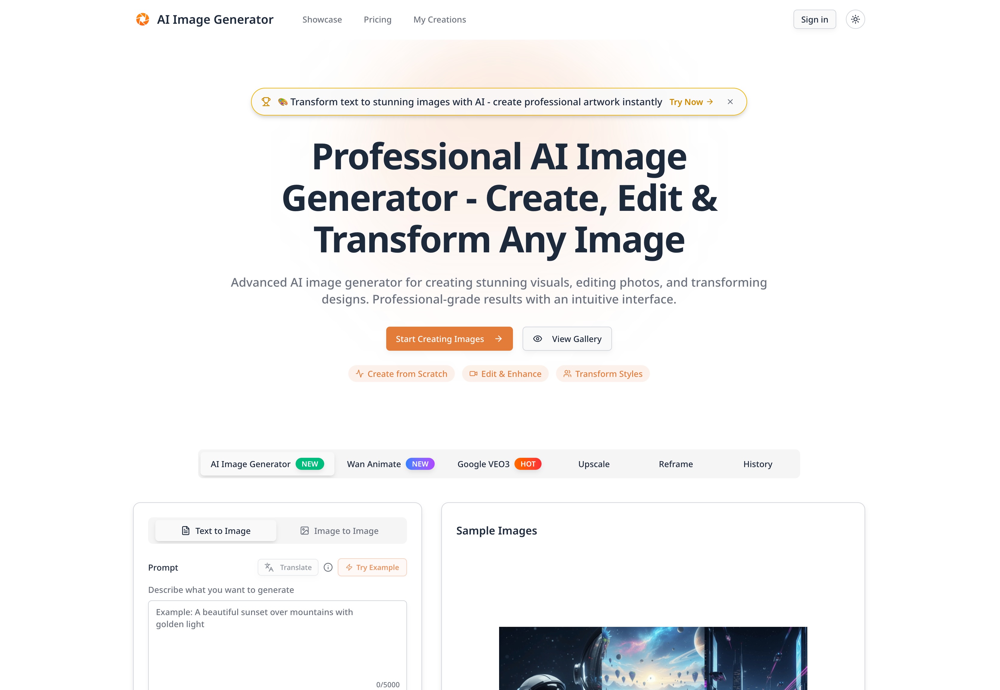 AI Image Generator – Create & Edit Stunning Images - Tools AI Online ...
