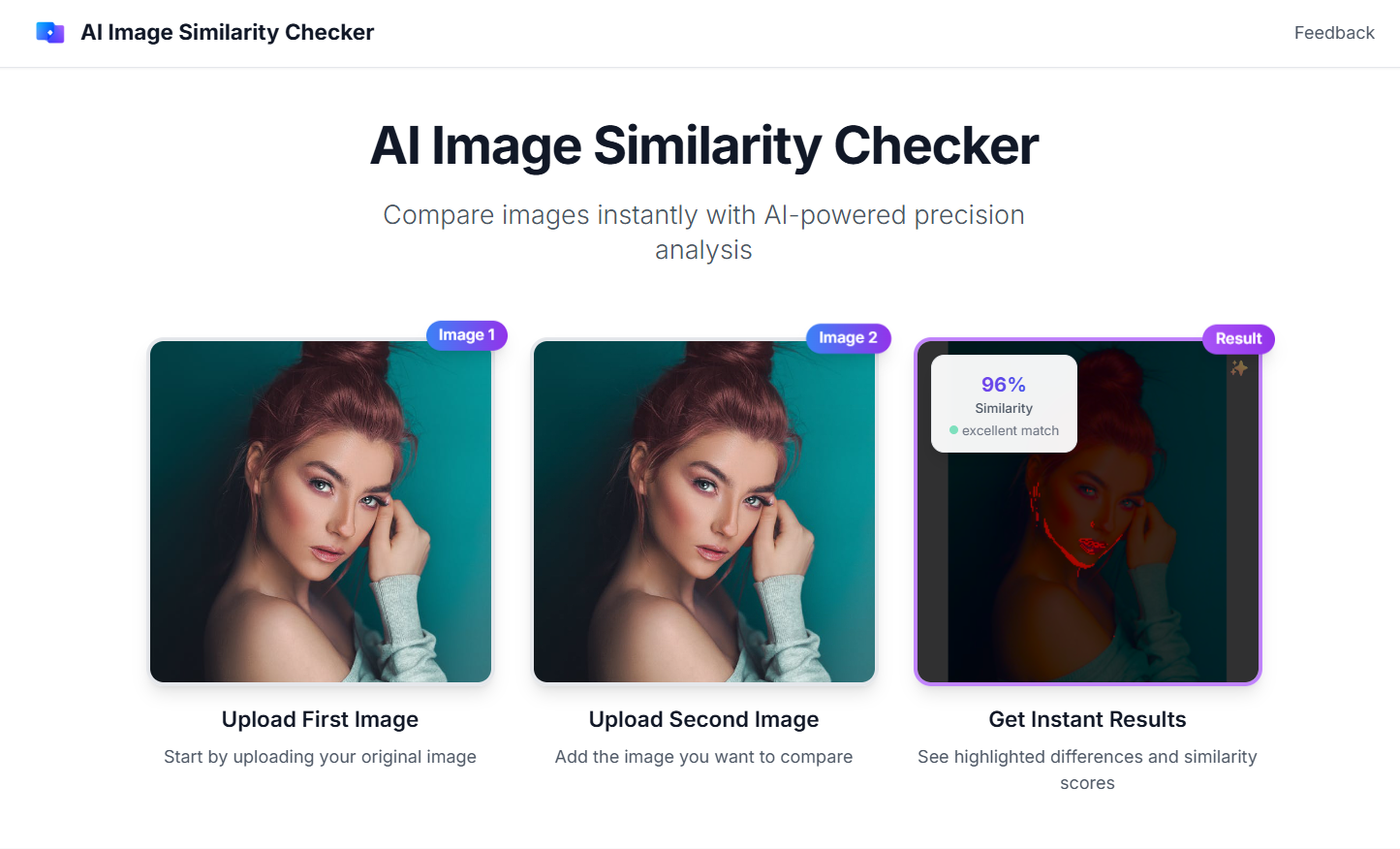 AI Image Similarity Checker - Tools AI Online | Tools AI Online
