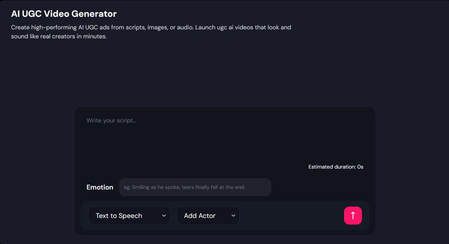 Ai UGC - Tools AI Online | Tools AI Online