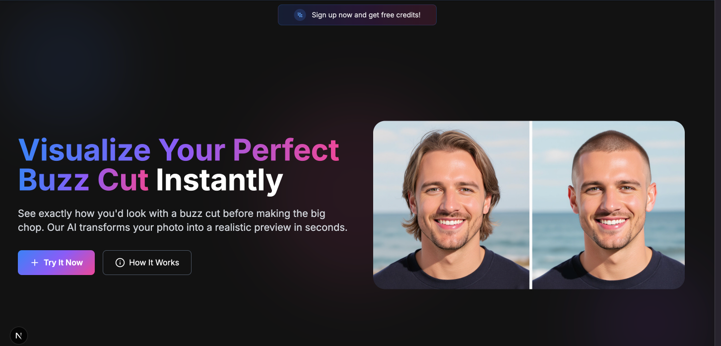 buzz cut Filter - Tools AI Online | Tools AI Online