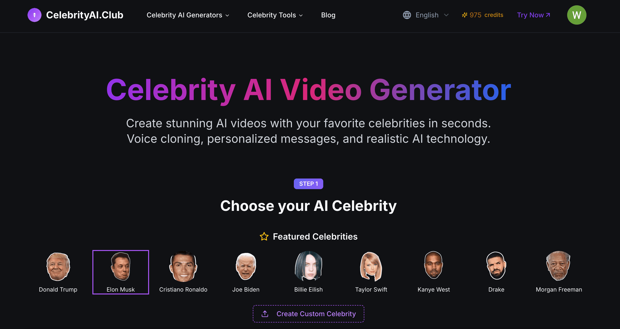 Celebrity AI - Tools AI Online | Tools AI Online