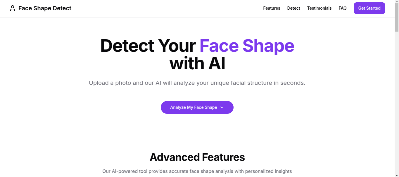face shape - Tools AI Online | Tools AI Online
