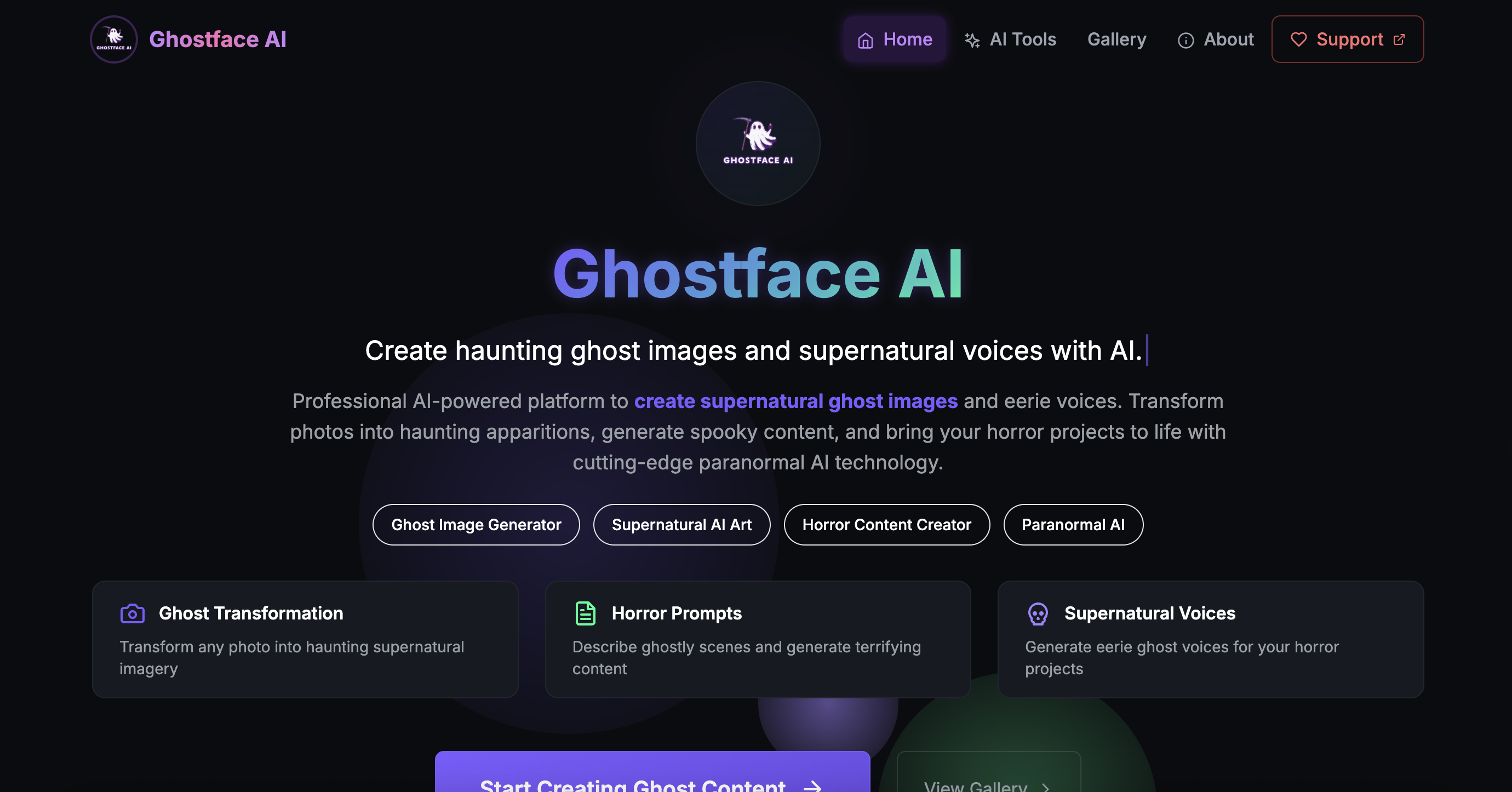 Ghostface Al - Tools AI Online | Tools AI Online