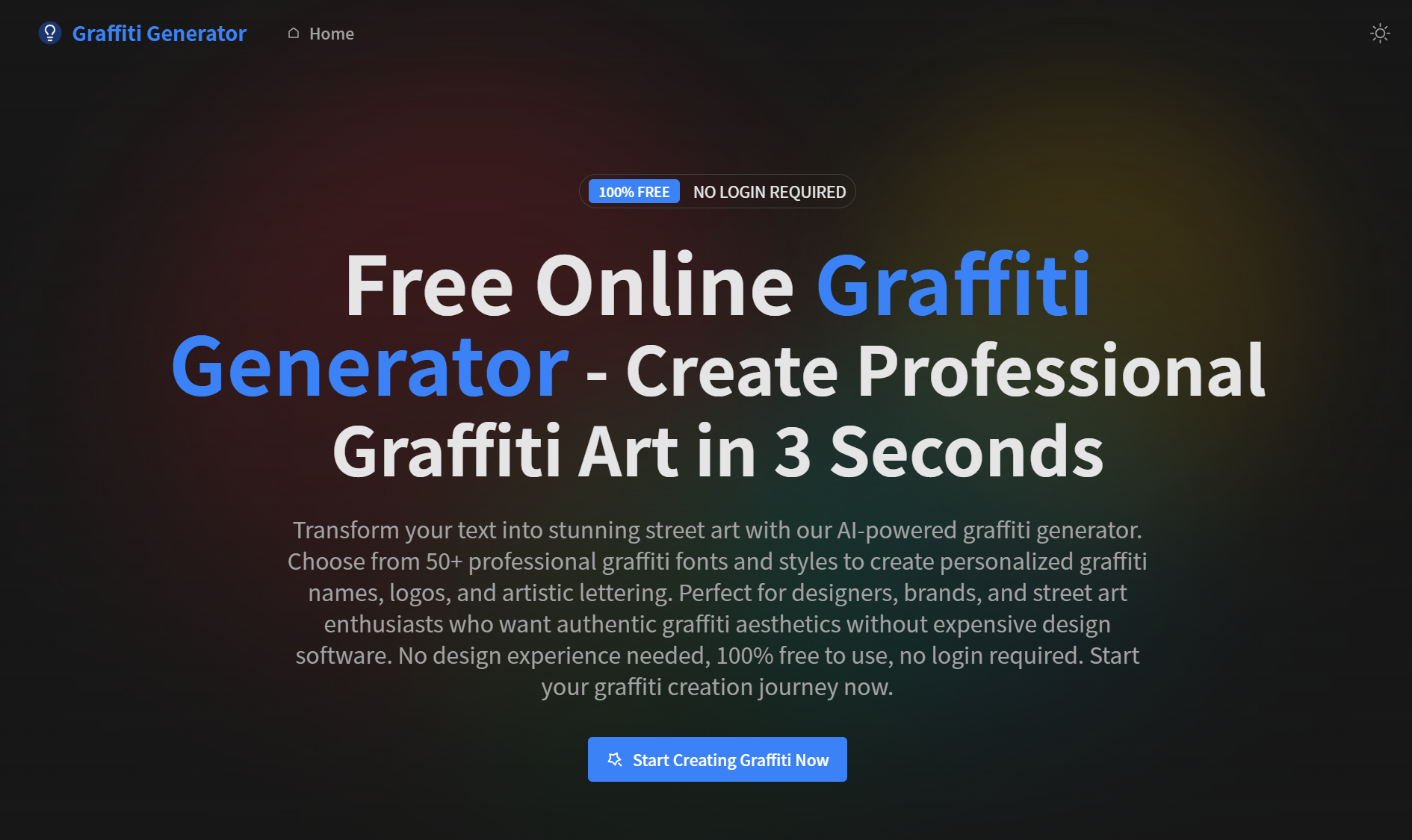 graffiti-generator - Tools AI Online | Tools AI Online