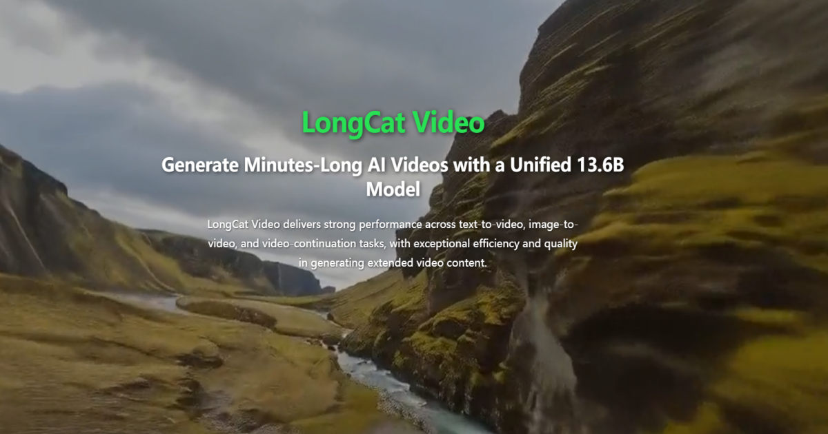 LongCat-video - Tools AI Online | Tools AI Online
