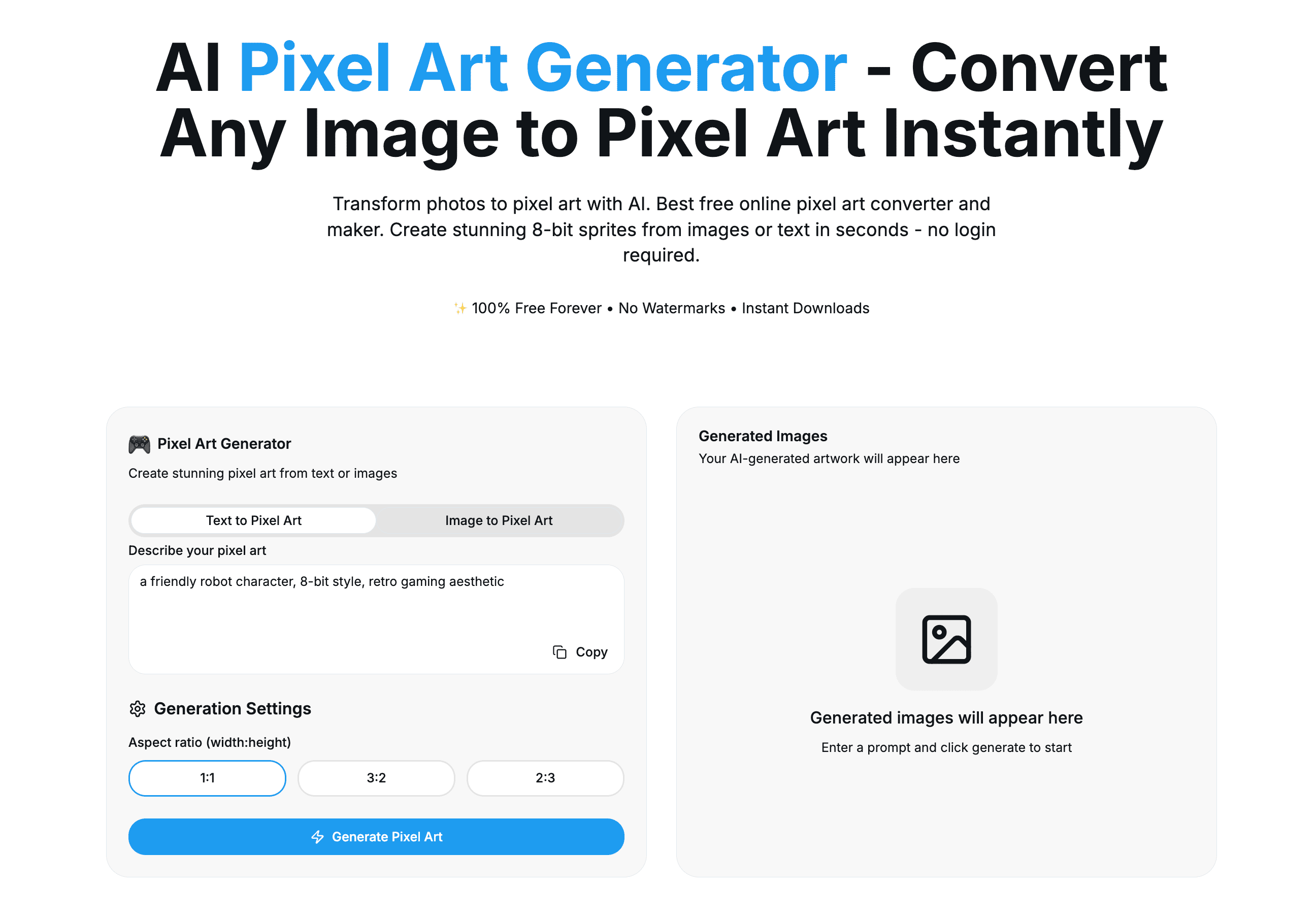 PixelArtGenerator - Tools AI Online | Tools AI Online