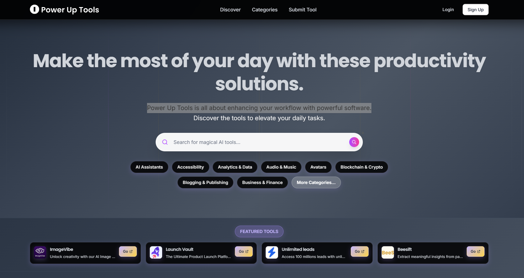 Power Up Tools - Tools AI Online | Tools AI Online