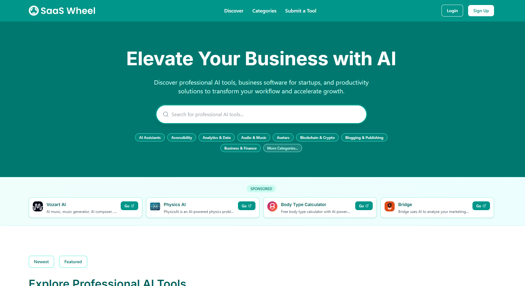 SaaS Wheel - Tools AI Online | Tools AI Online