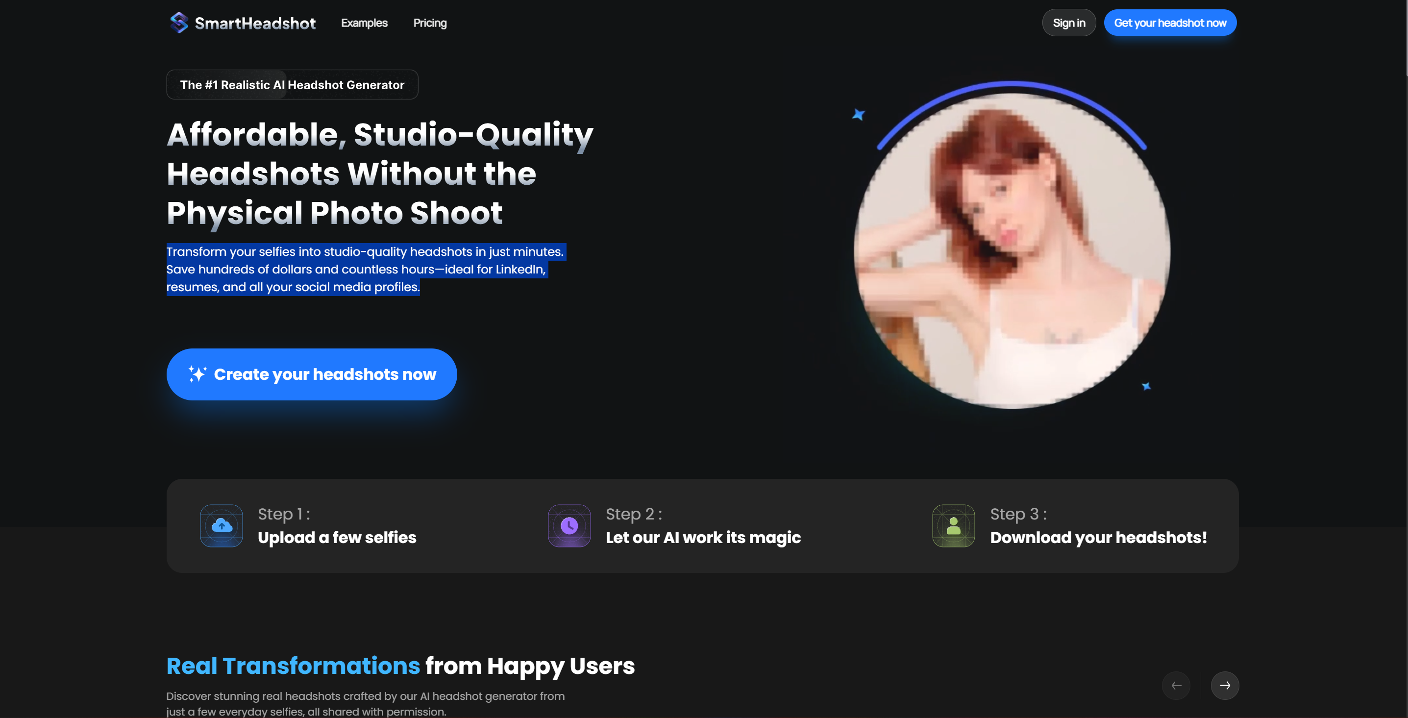 SmartHeadshot - Tools AI Online | Tools AI Online