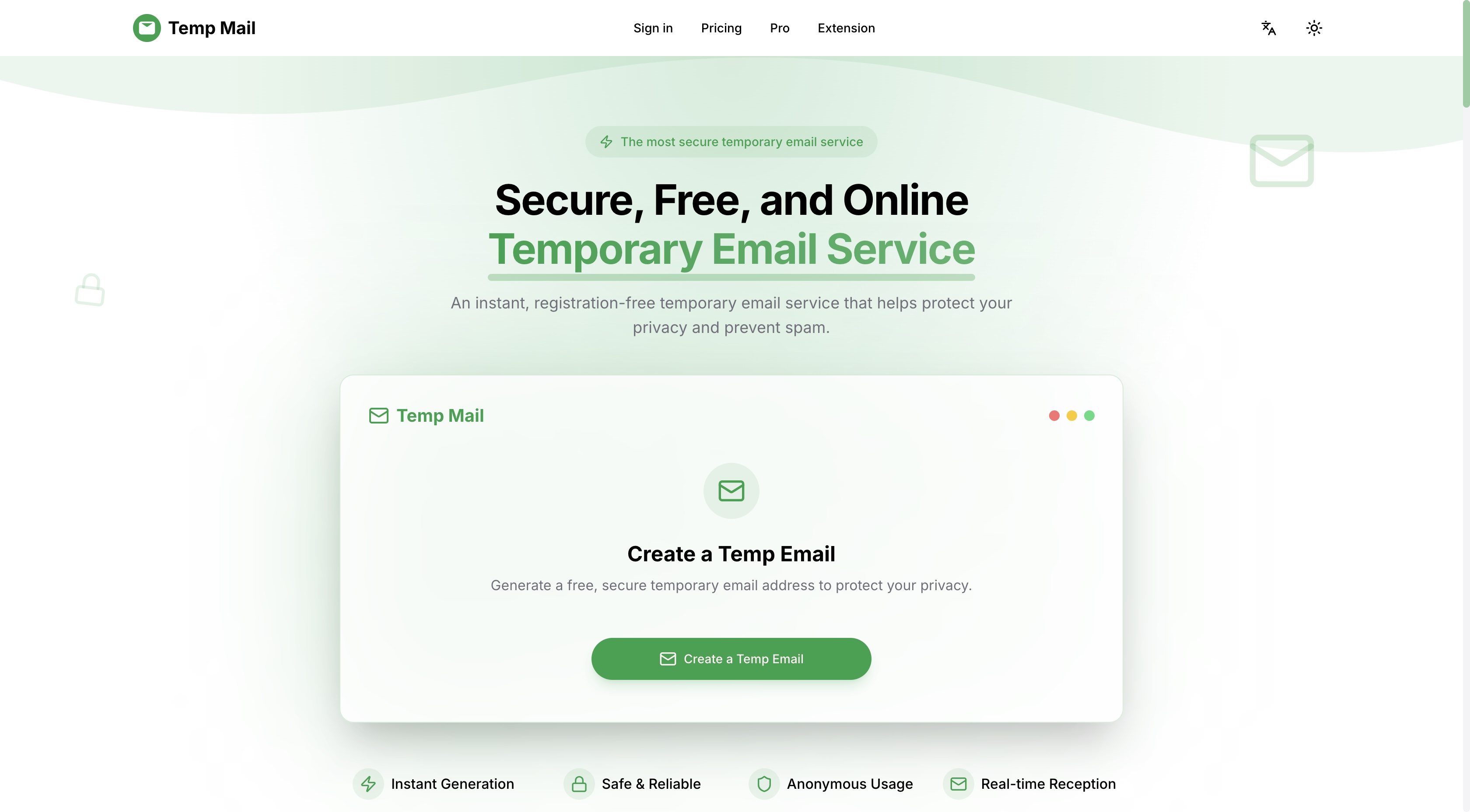 Temp Mail - Tools AI Online | Tools AI Online