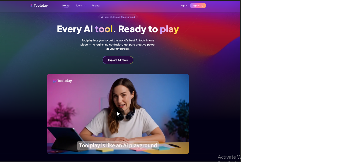 Toolplay - Tools AI Online | Tools AI Online