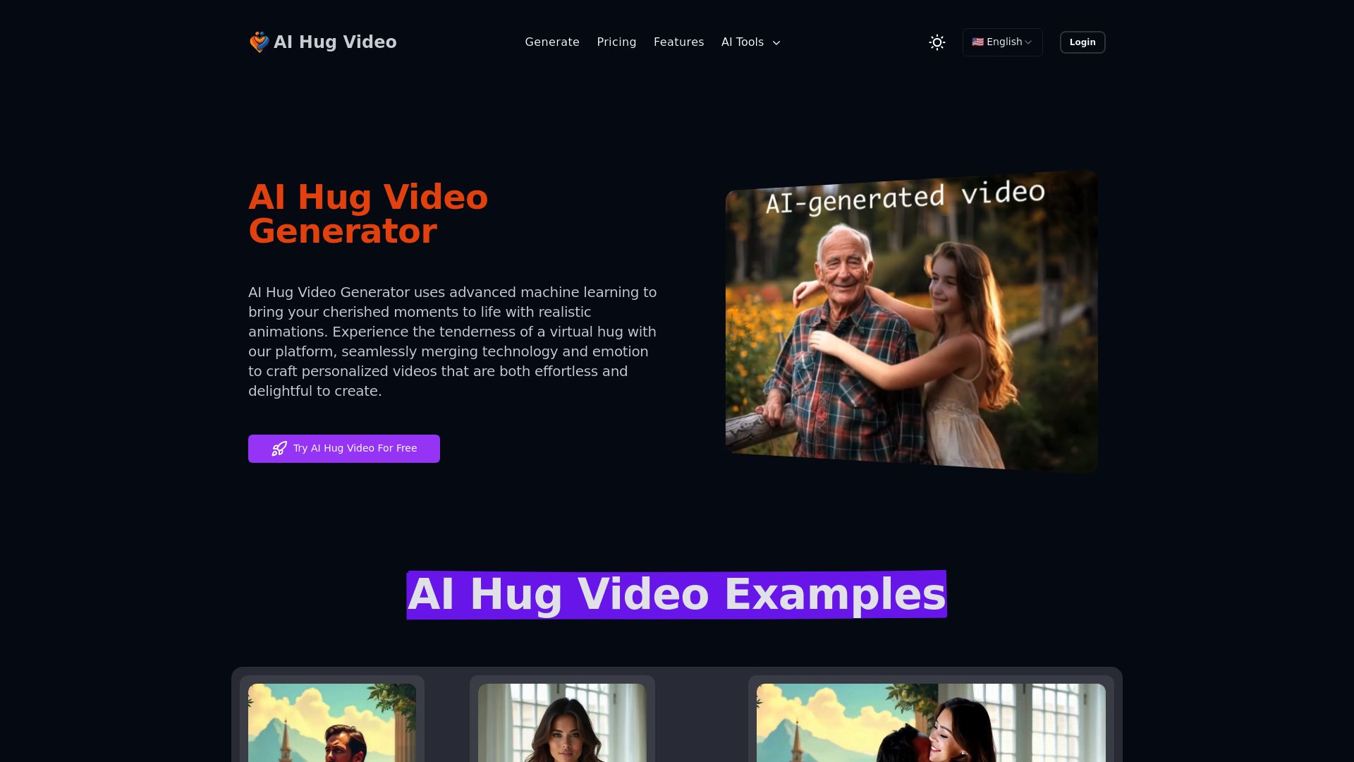 AI Hug Video - Tools AI Online | Tools AI Online
