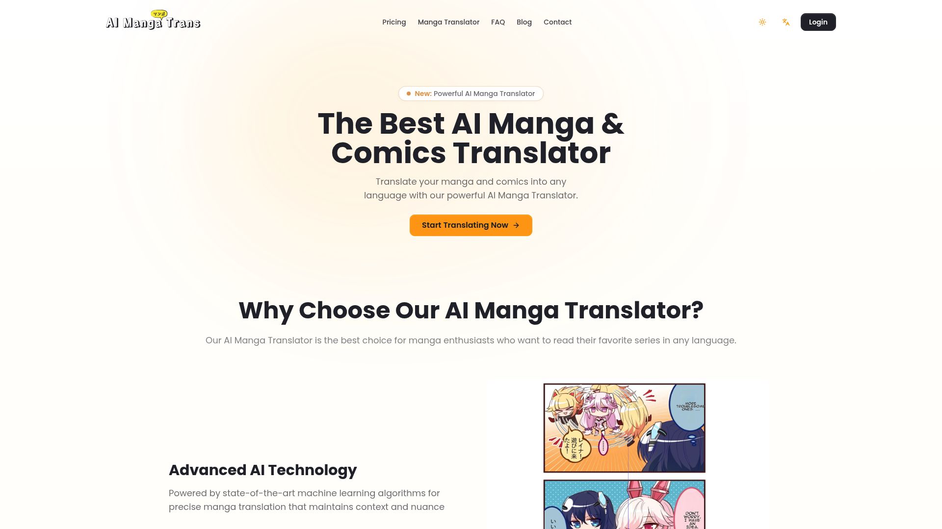 AI Manga Translator - Tools AI Online | Tools AI Online