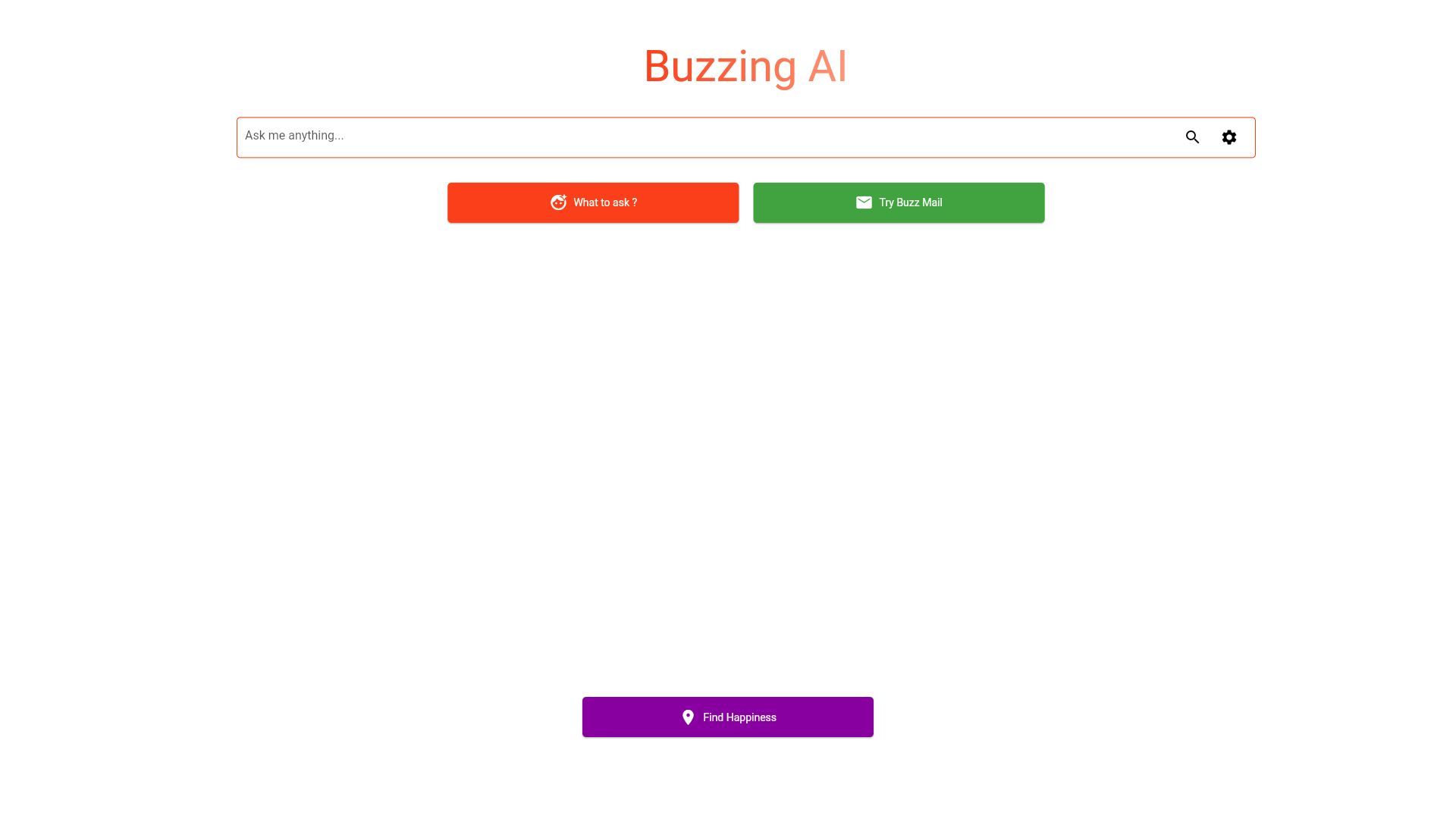 Ask Buzzing AI - Tools AI Online | Tools AI Online