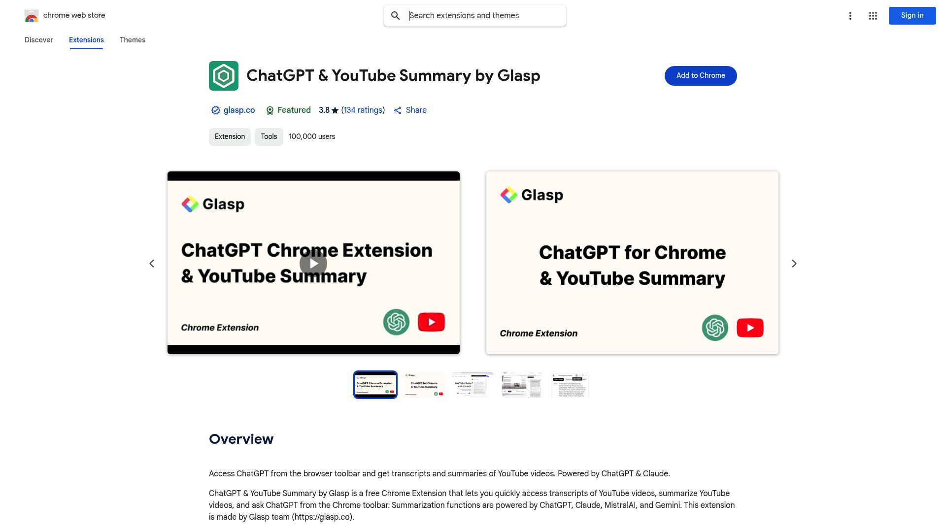 ChatGPT for Chrome - Tools AI Online | Tools AI Online