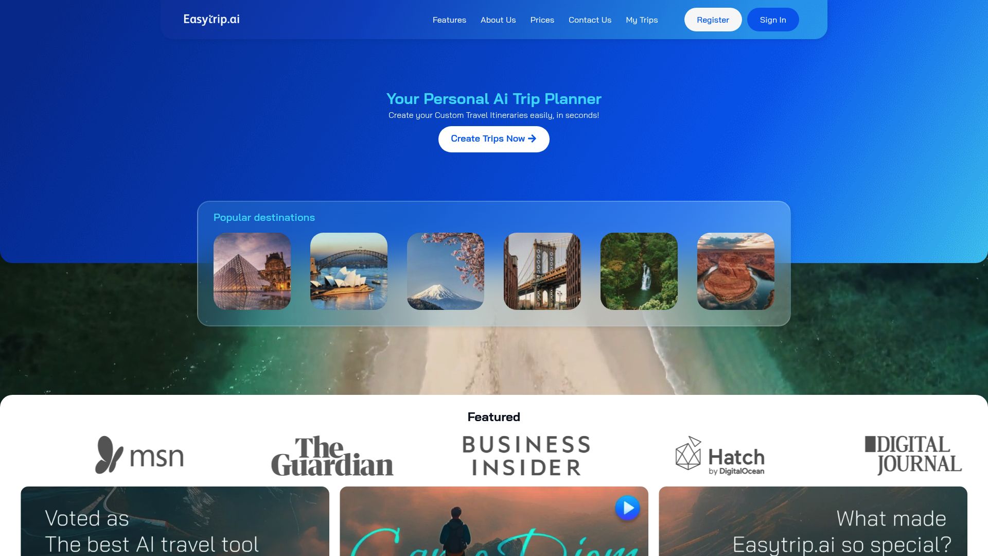 Easytrip.ai - Tools AI Online | Tools AI Online