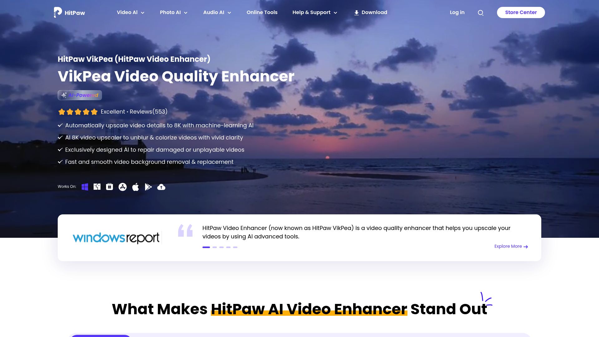 HitPaw Video Enhancer - Tools AI Online | Tools AI Online