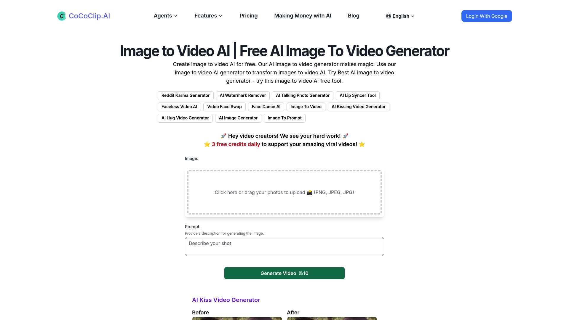 Image To Video Generator - Tools AI Online | Tools AI Online