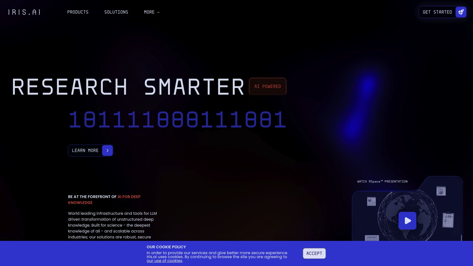Iris.ai - Tools AI Online | Tools AI Online