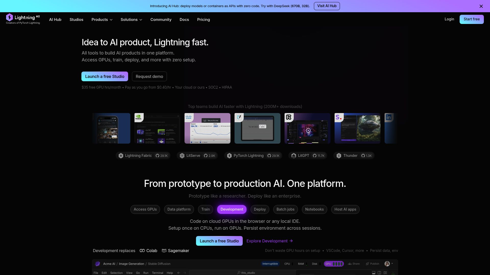 Lightning AI - Tools AI Online | Tools AI Online