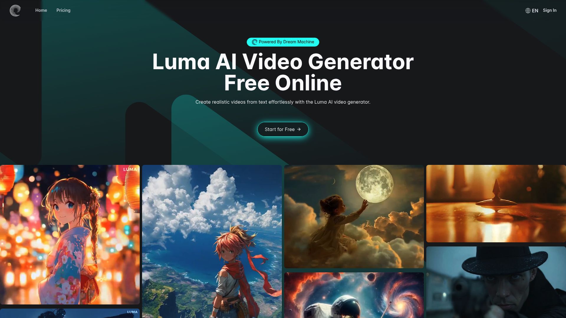 Luma AI Video Generator Free Online Powered By Dream Machine - Tools AI Online | Tools AI Online