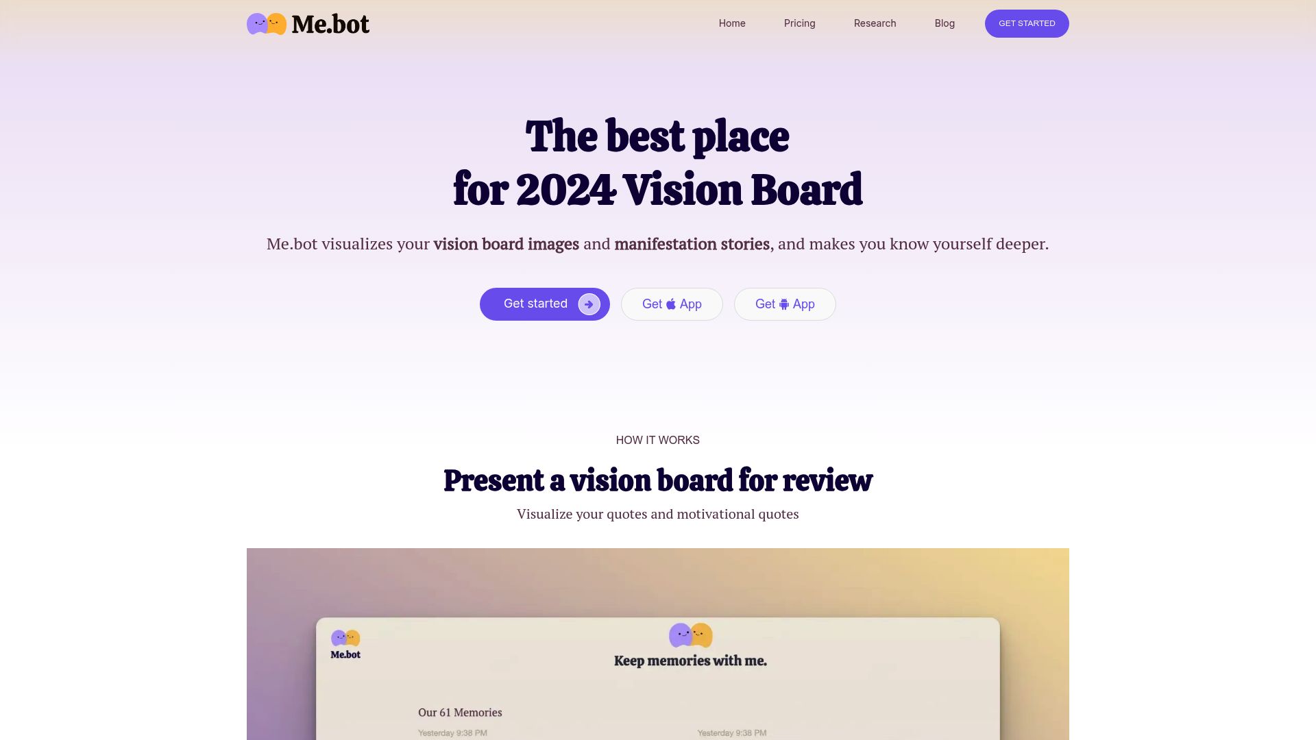 Me.bot-The best place for 2024 Vision Board - Tools AI Online | Tools ...