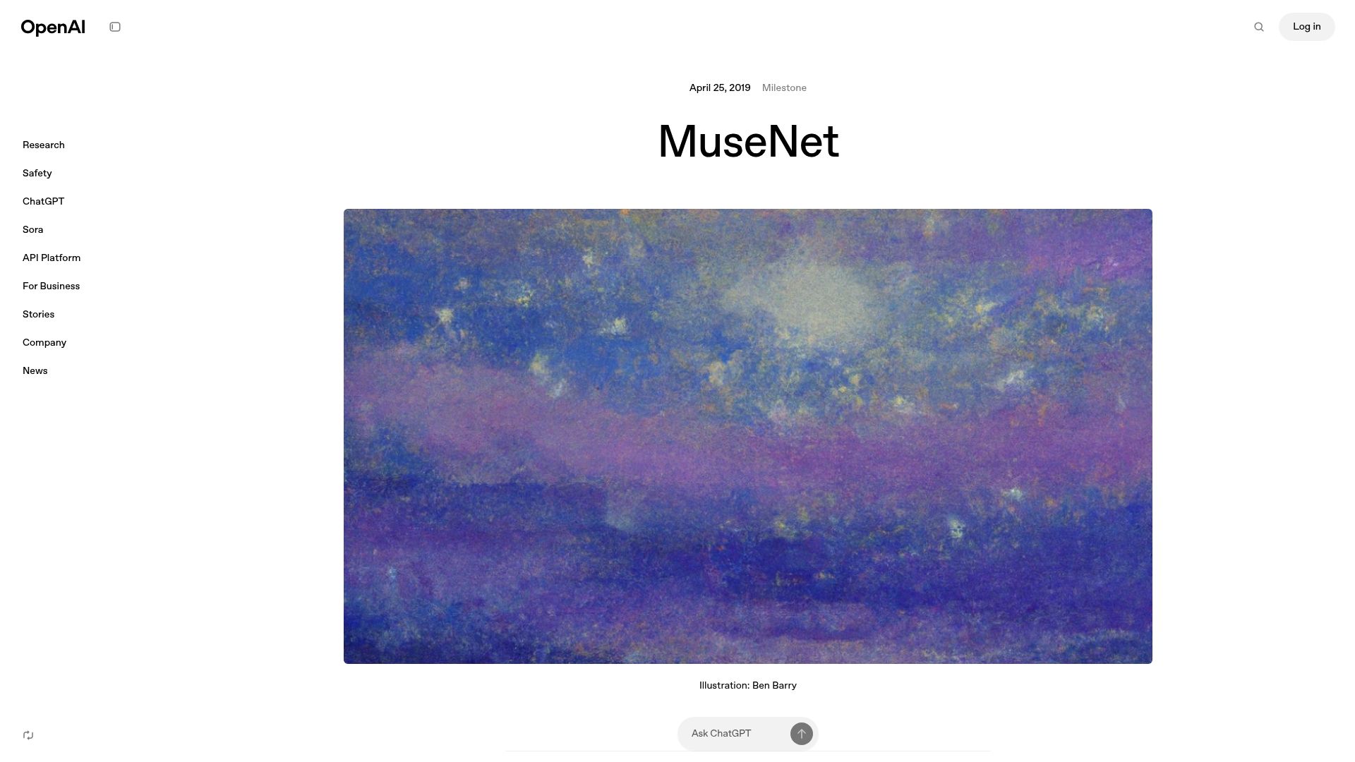 Musenet (OpenAI) - Tools AI Online | Tools AI Online