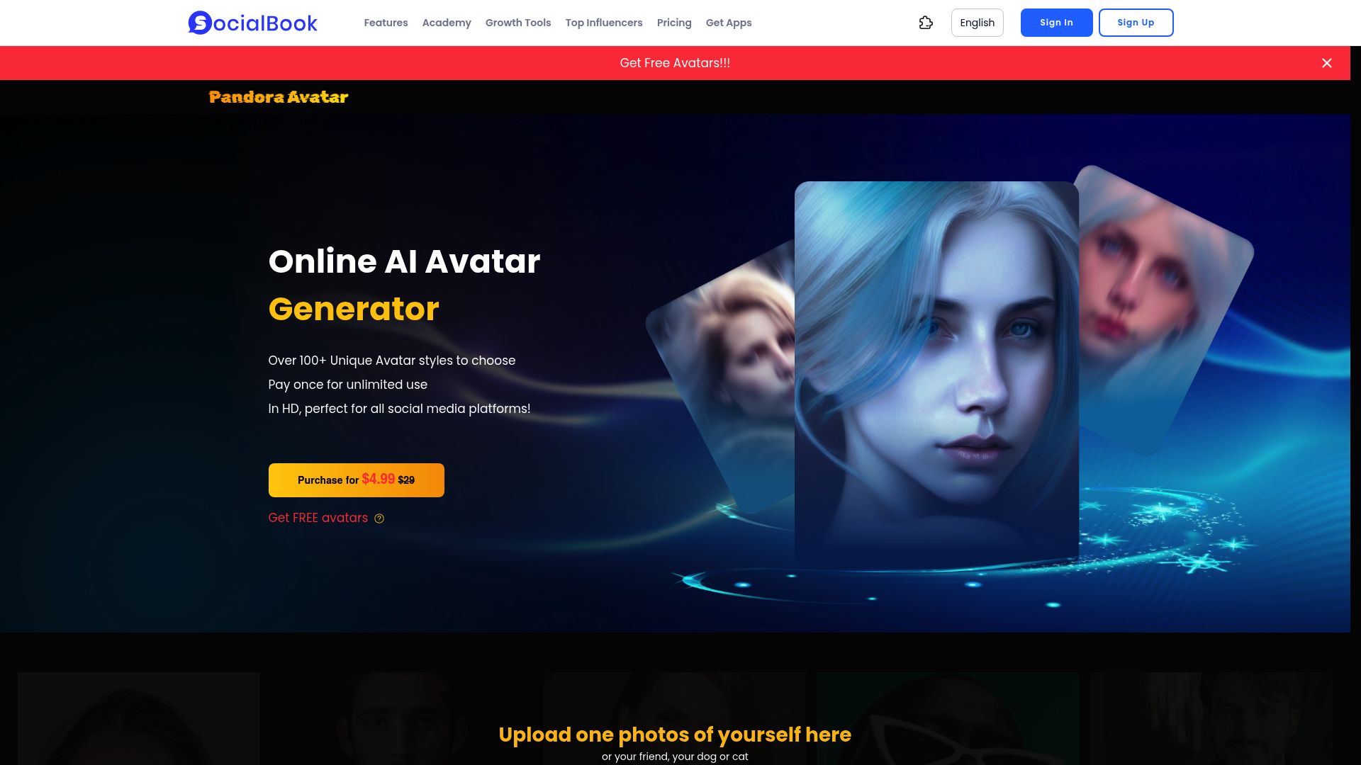 Pandora Avatars - Tools AI Online | Tools AI Online
