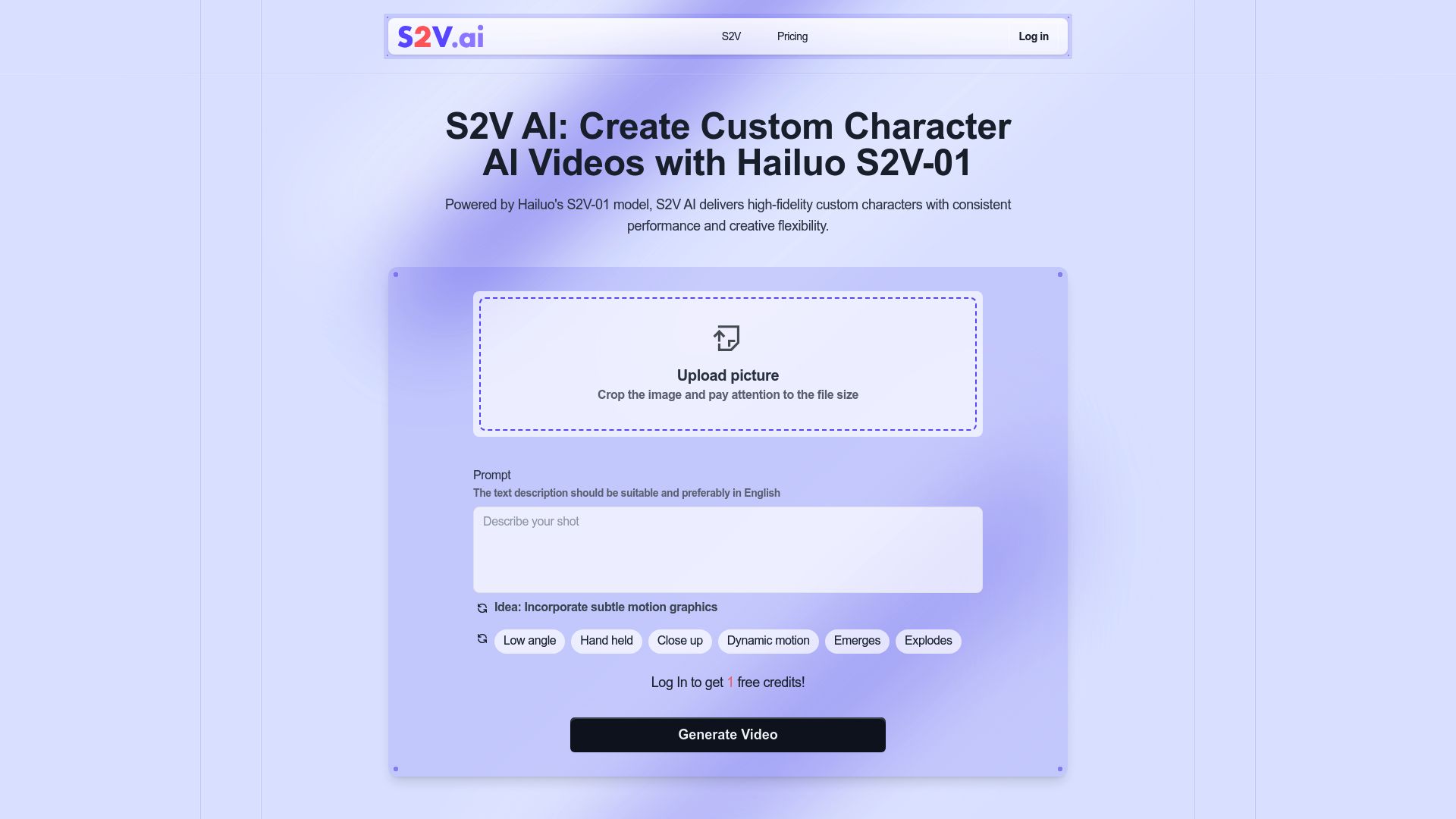 S2V AI: Create Custom Character AI Videos with Hailuo S2V-01 - Tools AI Online | Tools AI Online