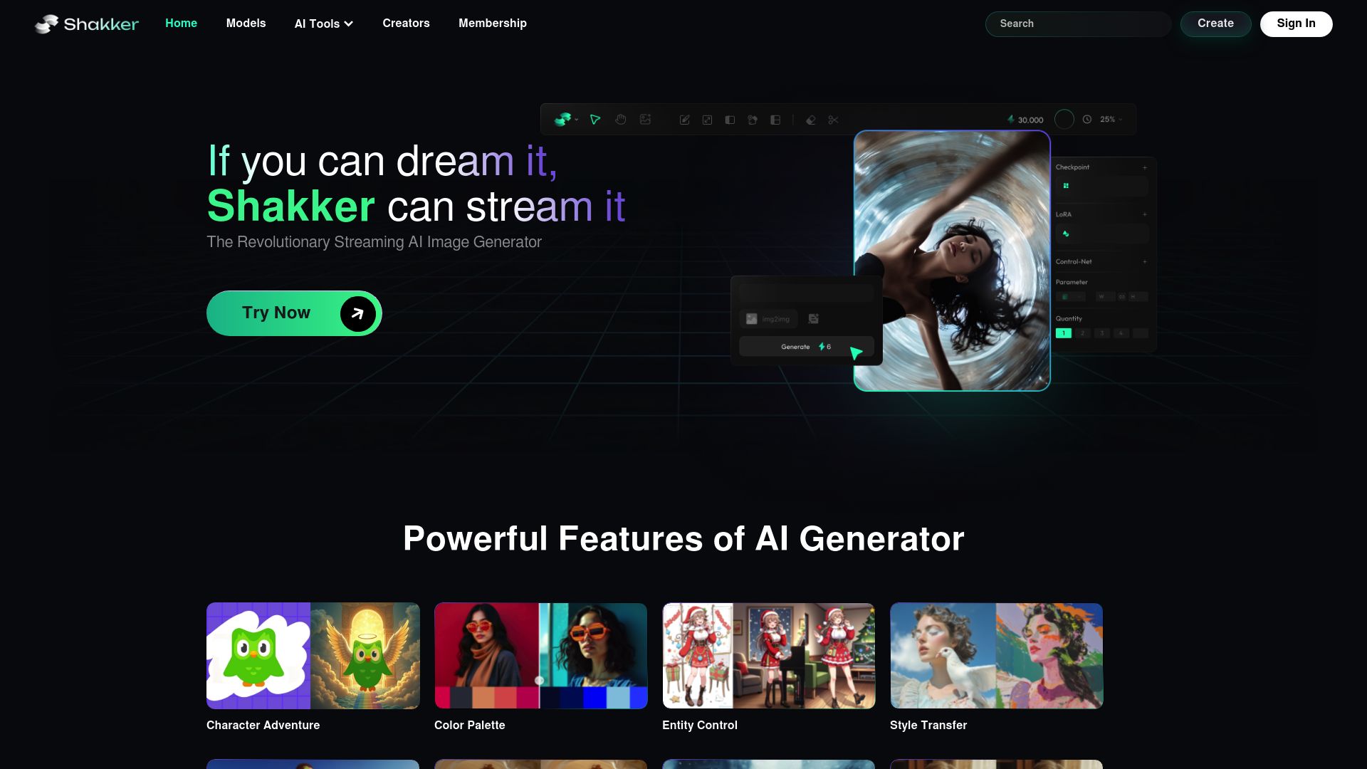Shakker-ai image generator - Tools AI Online | Tools AI Online