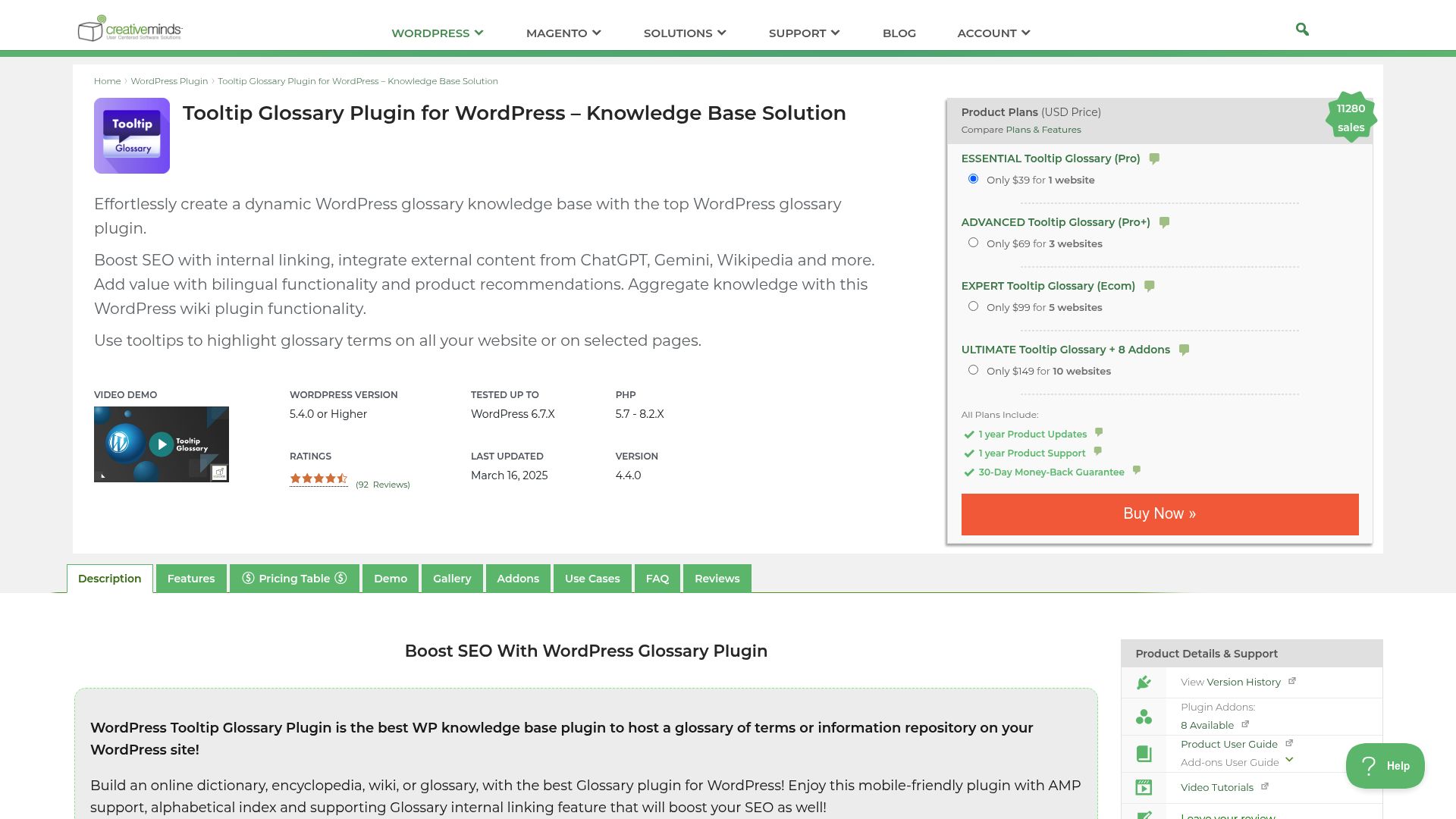 Tooltip Glossary Plugin - Tools AI Online | Tools AI Online