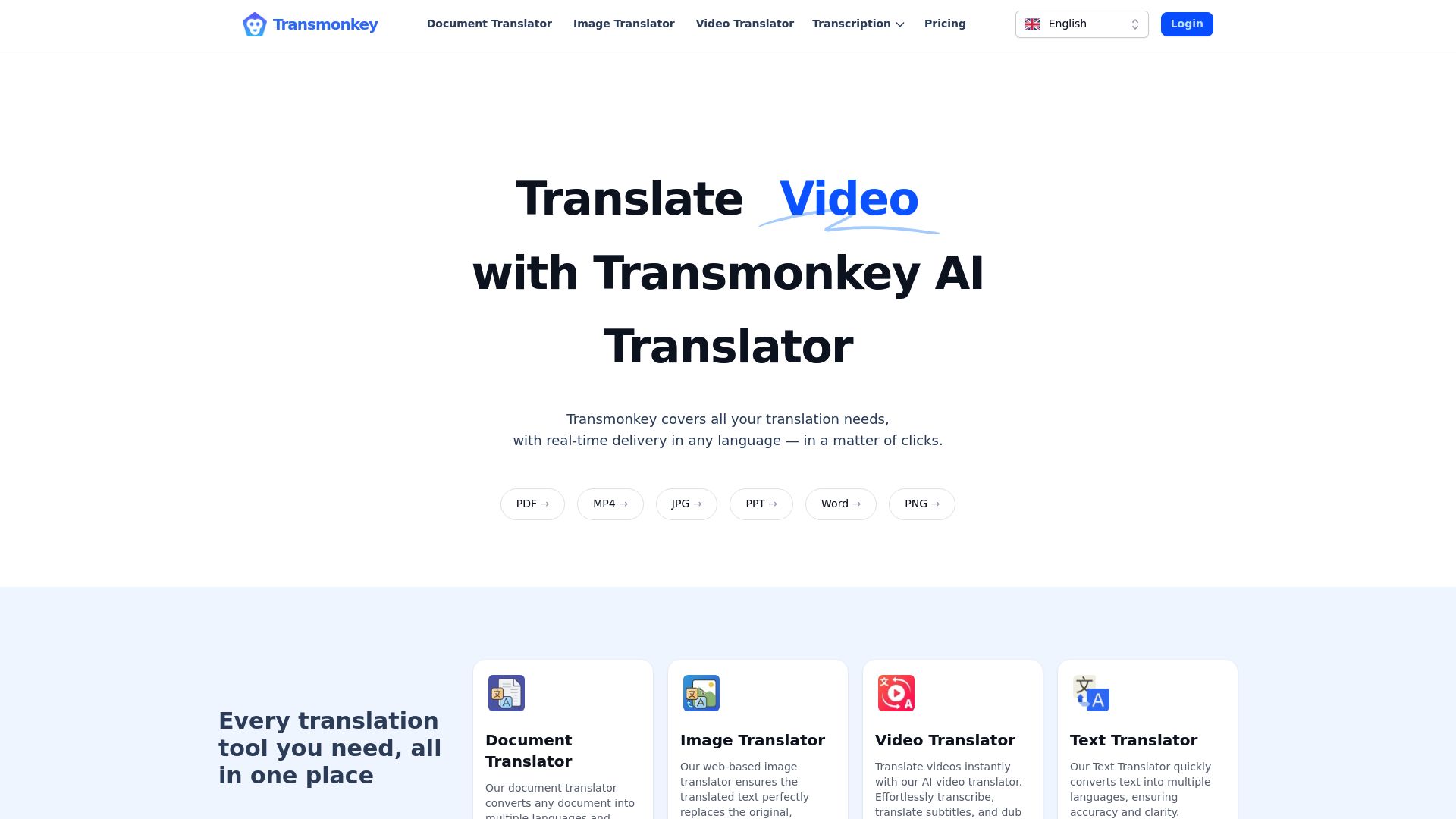 Transmonkey - Tools AI Online | Tools AI Online