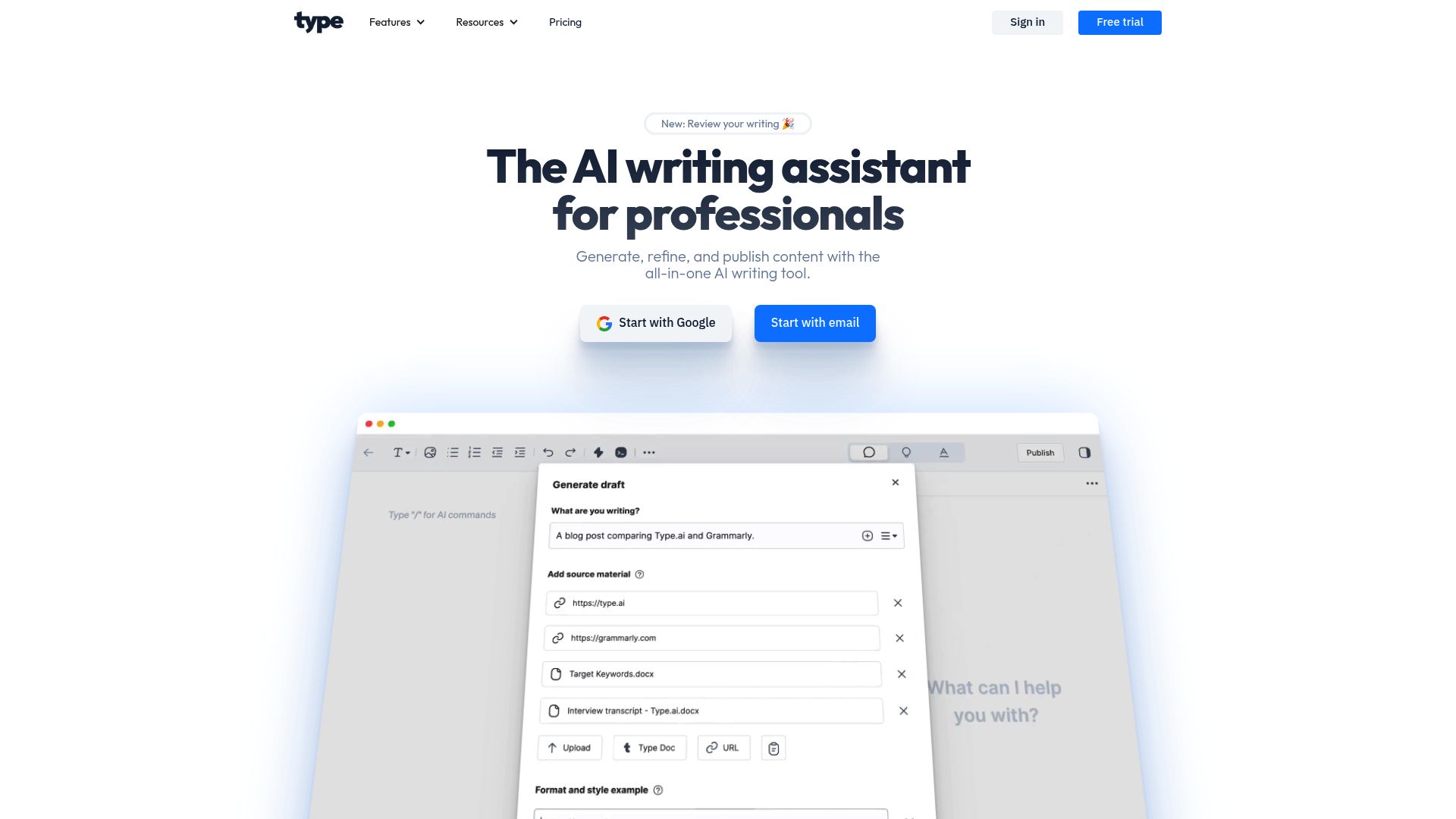 Type - Tools AI Online | Tools AI Online