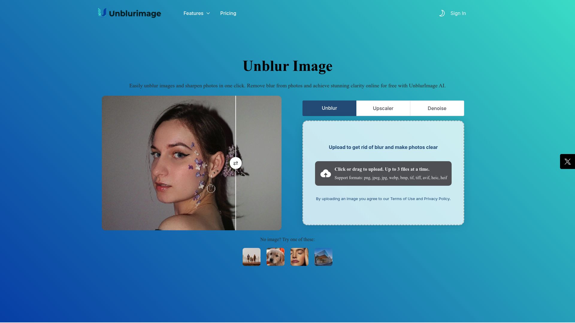 Unblur Image Online – 100% Free, No Sign-up - Tools AI Online | Tools ...