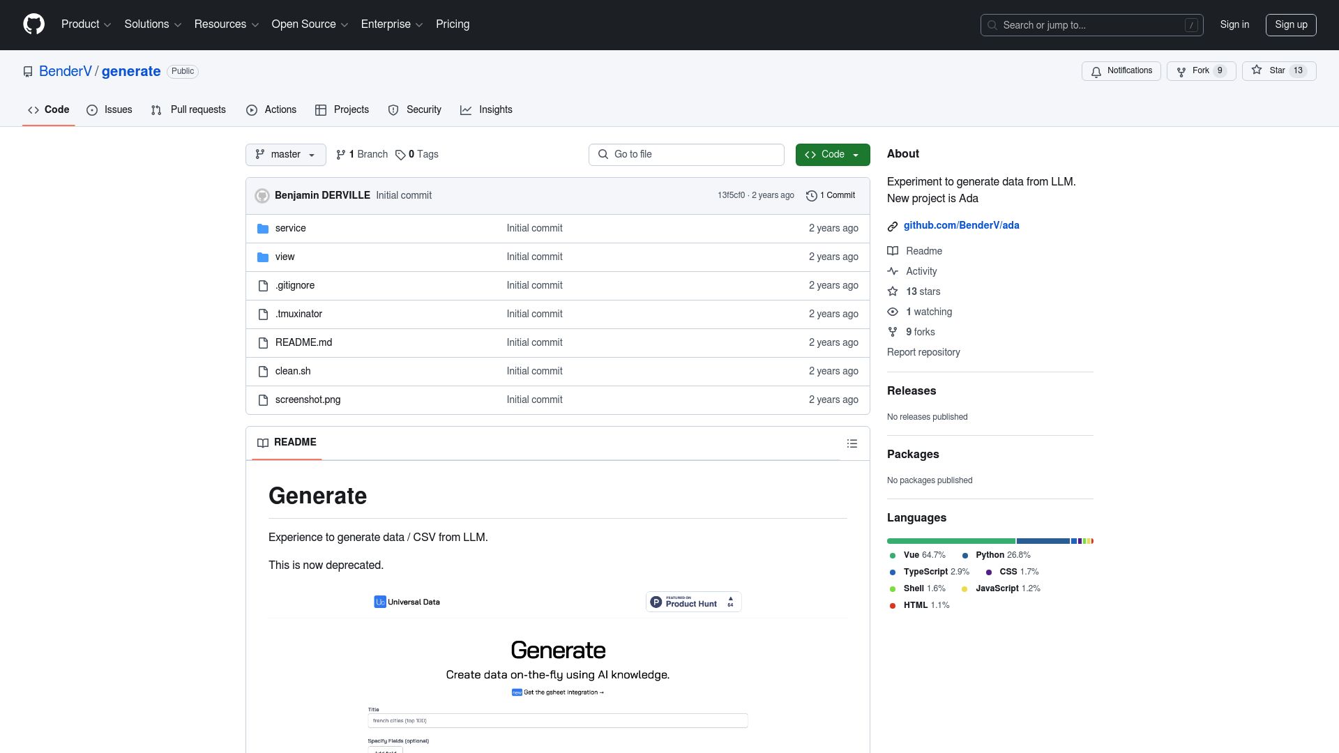 Universal Data Generator - Tools AI Online | Tools AI Online