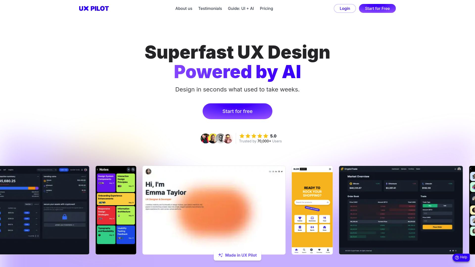 UX Pilot: Your AI UX Assistant - Tools AI Online | Tools AI Online