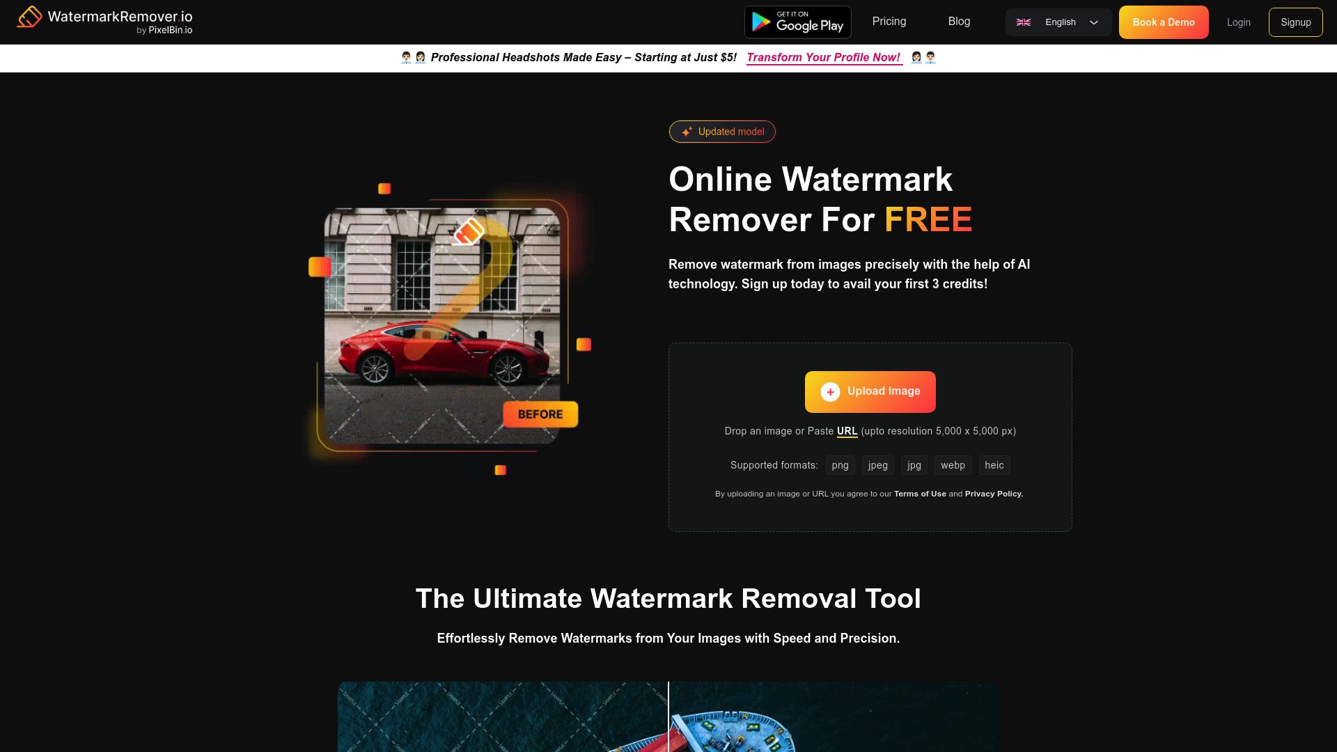 Watermark Remover - Tools AI Online | Tools AI Online