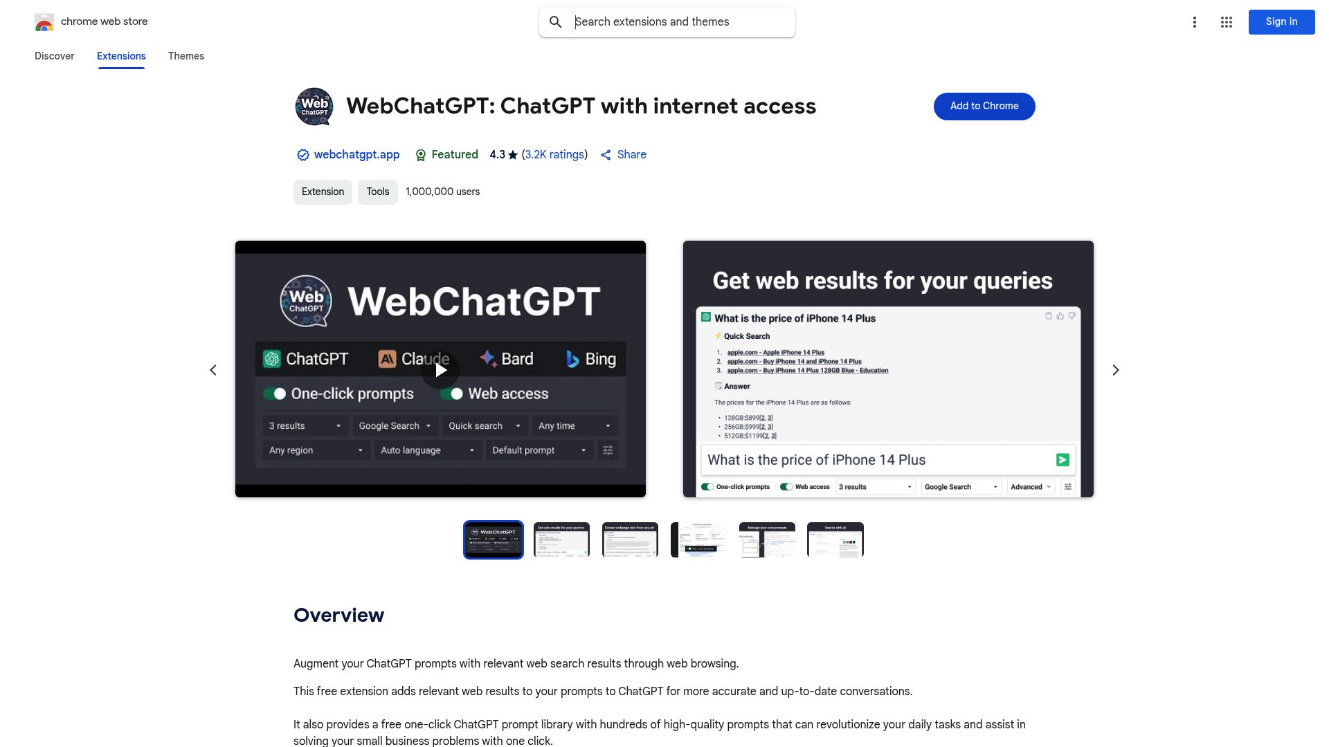 Web ChatGPT - Tools AI Online | Tools AI Online
